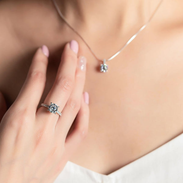 KGold Moissanite DBM Ring K金莫桑石DBM戒指 (KMR024) – WOW FASHION